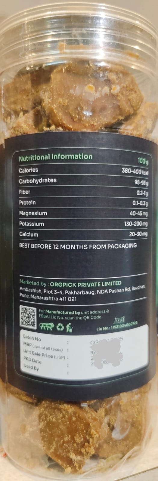 Orgpick Jaggery Cube